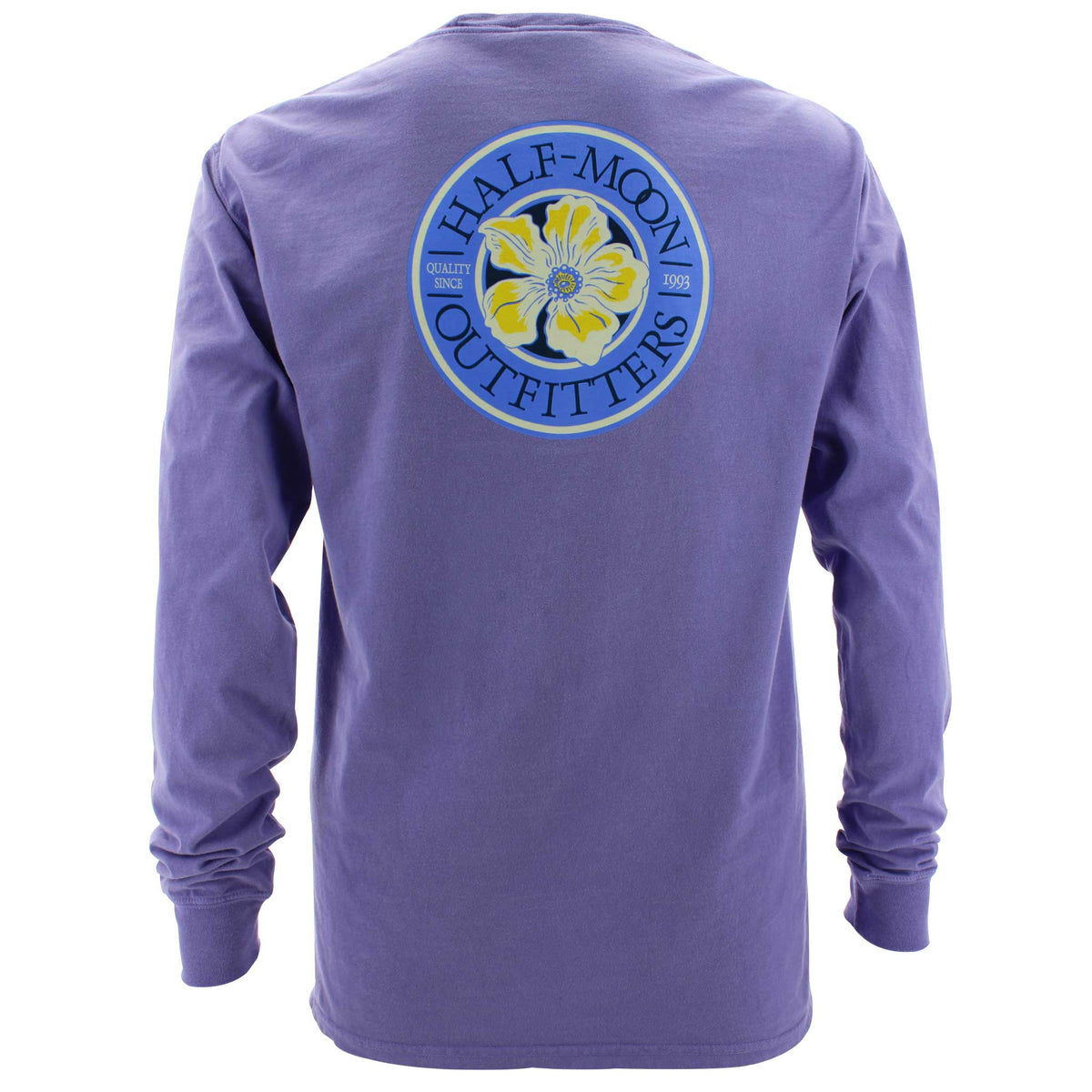 Half-Moon Outfitters Flower Logo Long Sleeve T-Shirt
