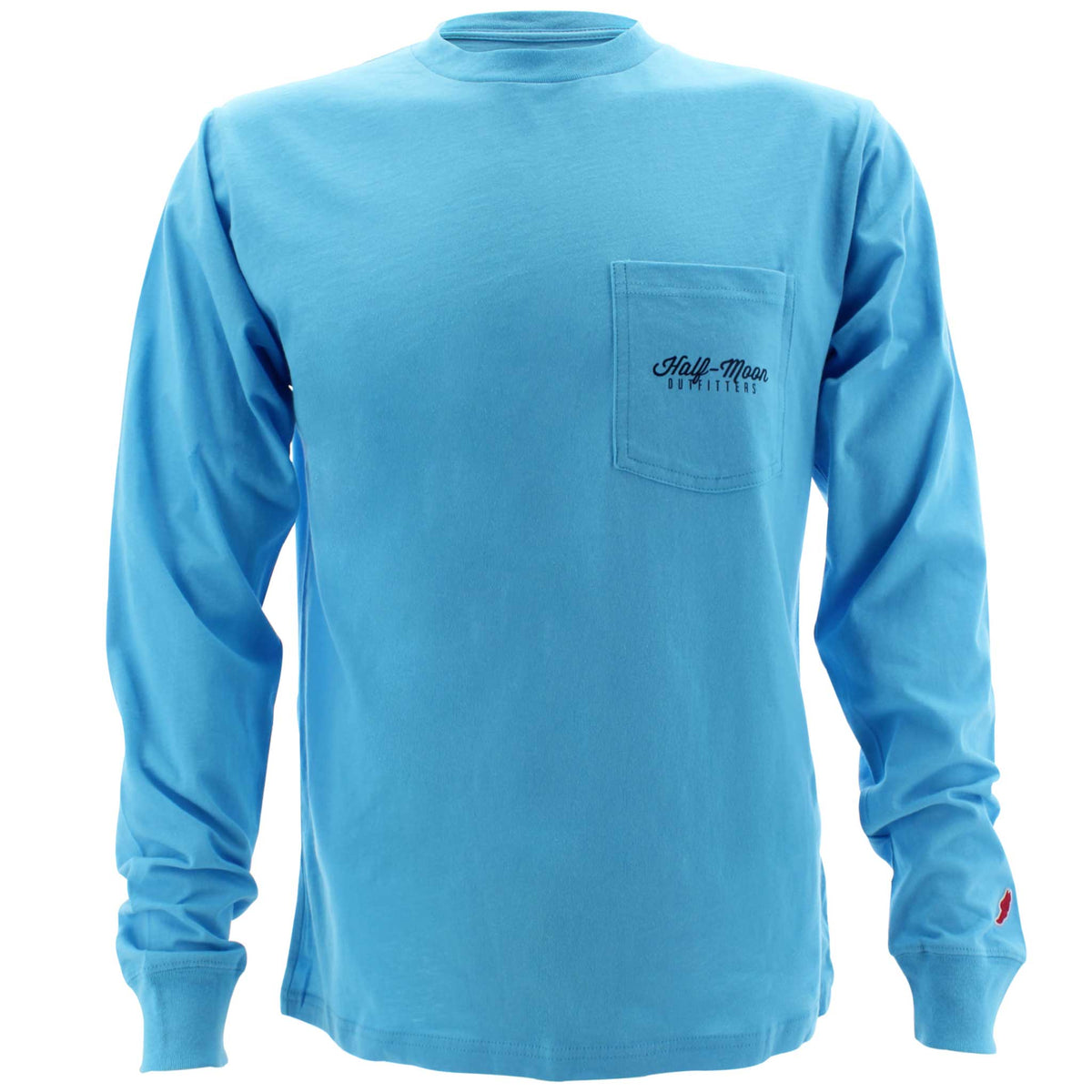 Half-Moon Outfitters Badge Logo Long Sleeve Pocket T-Shirt