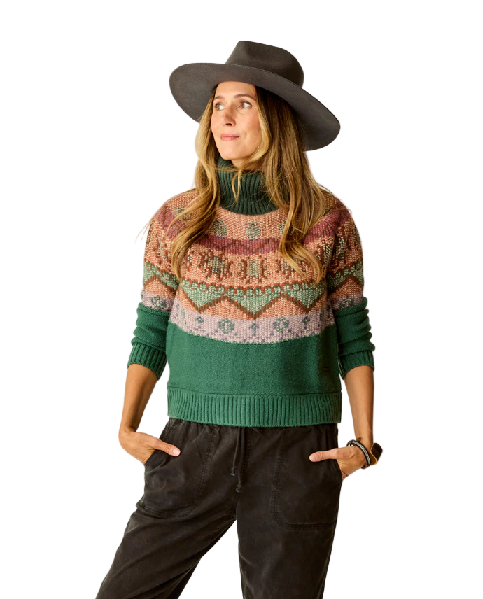 Carve Designs Neve Fairisle Turtleneck for Women – Half-Moon Outfitters