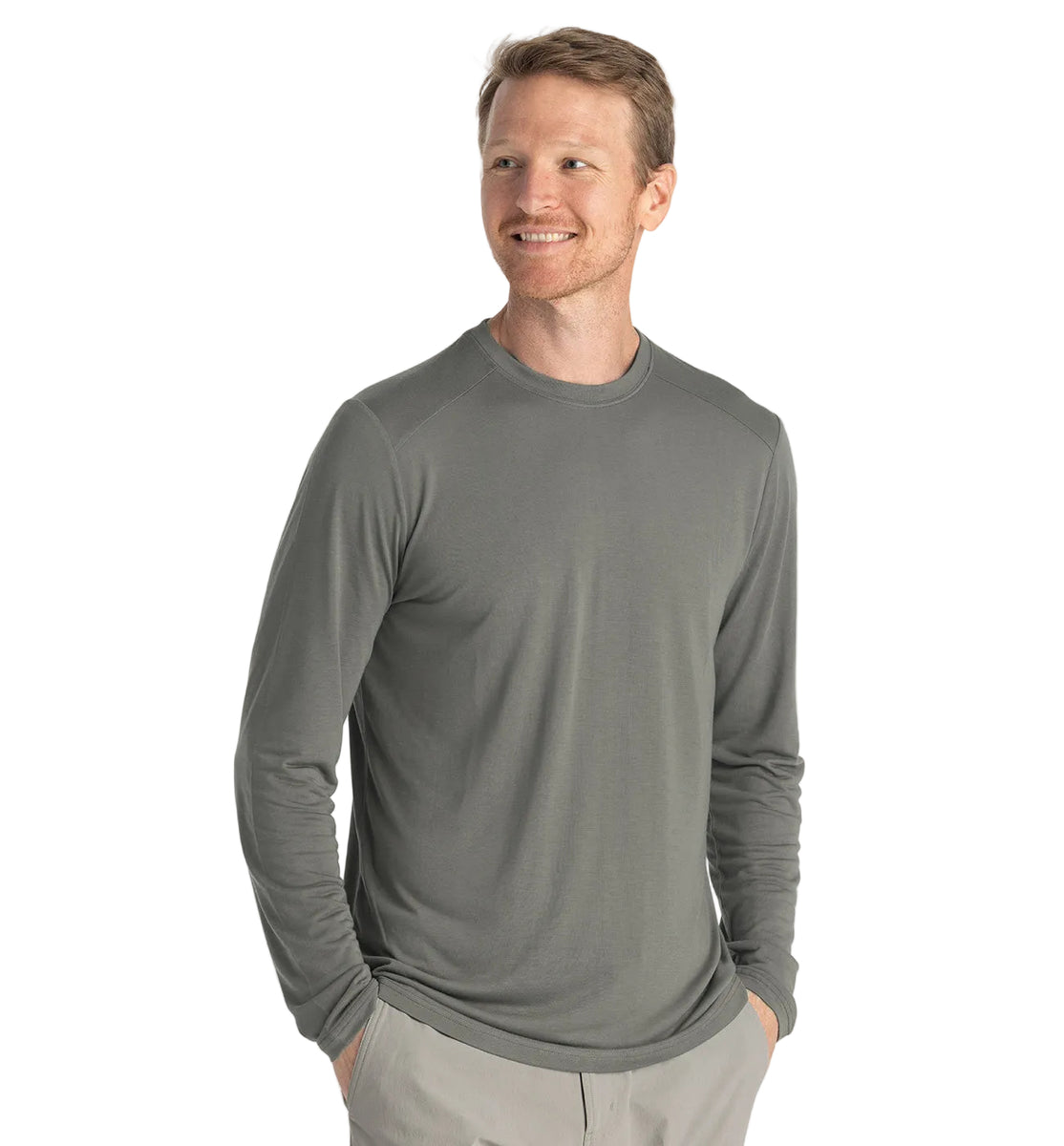 Bamboo Lightweight Long Sleeve Shirt for Men – Half-Moon Outfitters